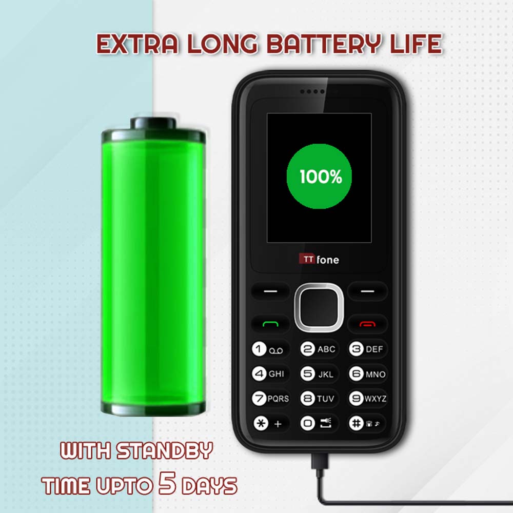 TTfone TT150 Dual SIM | Easy to Use Dual SIM Mobile Phone