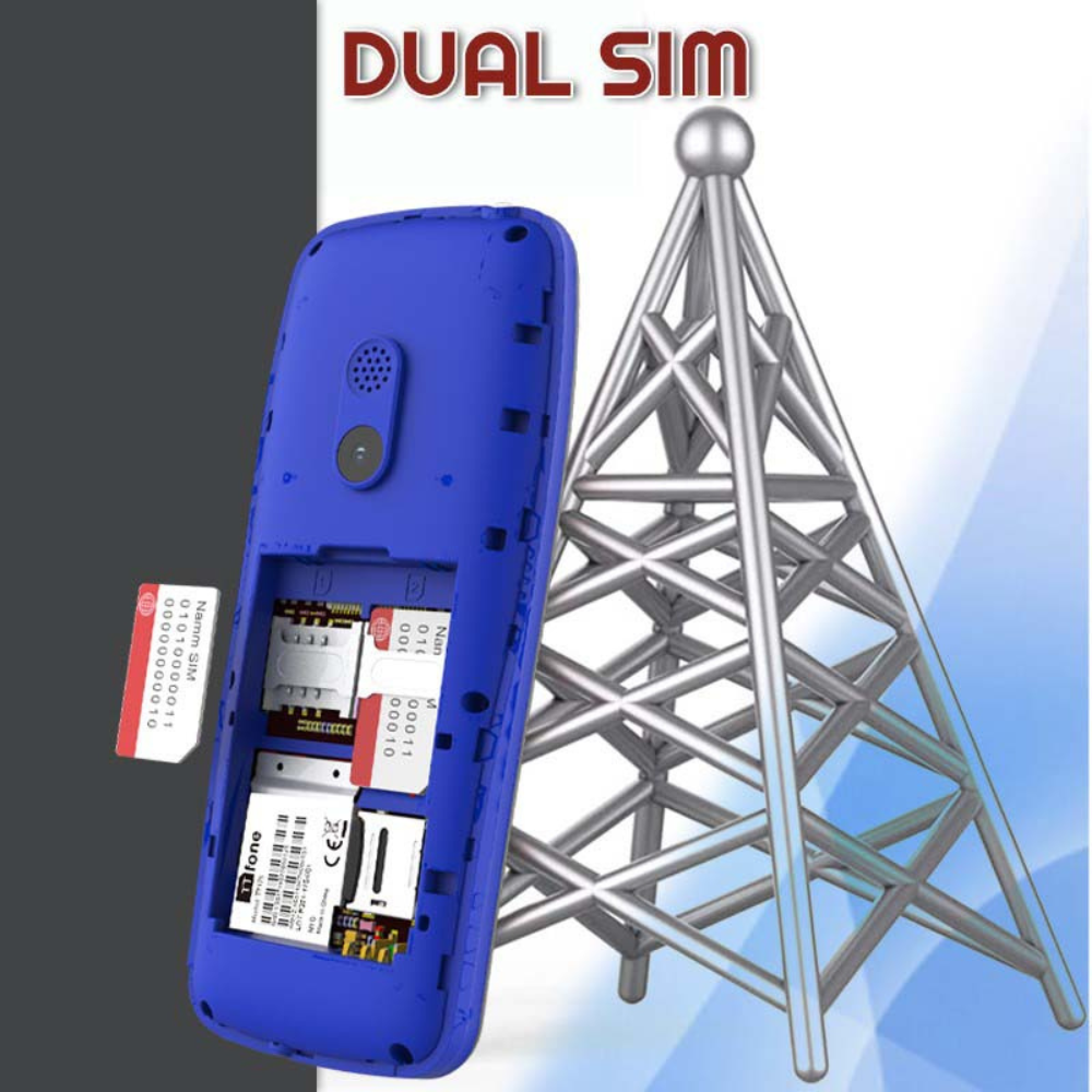 TTfone TT175 Dual SIM | Easy to Use Dual SIM Mobile Phone