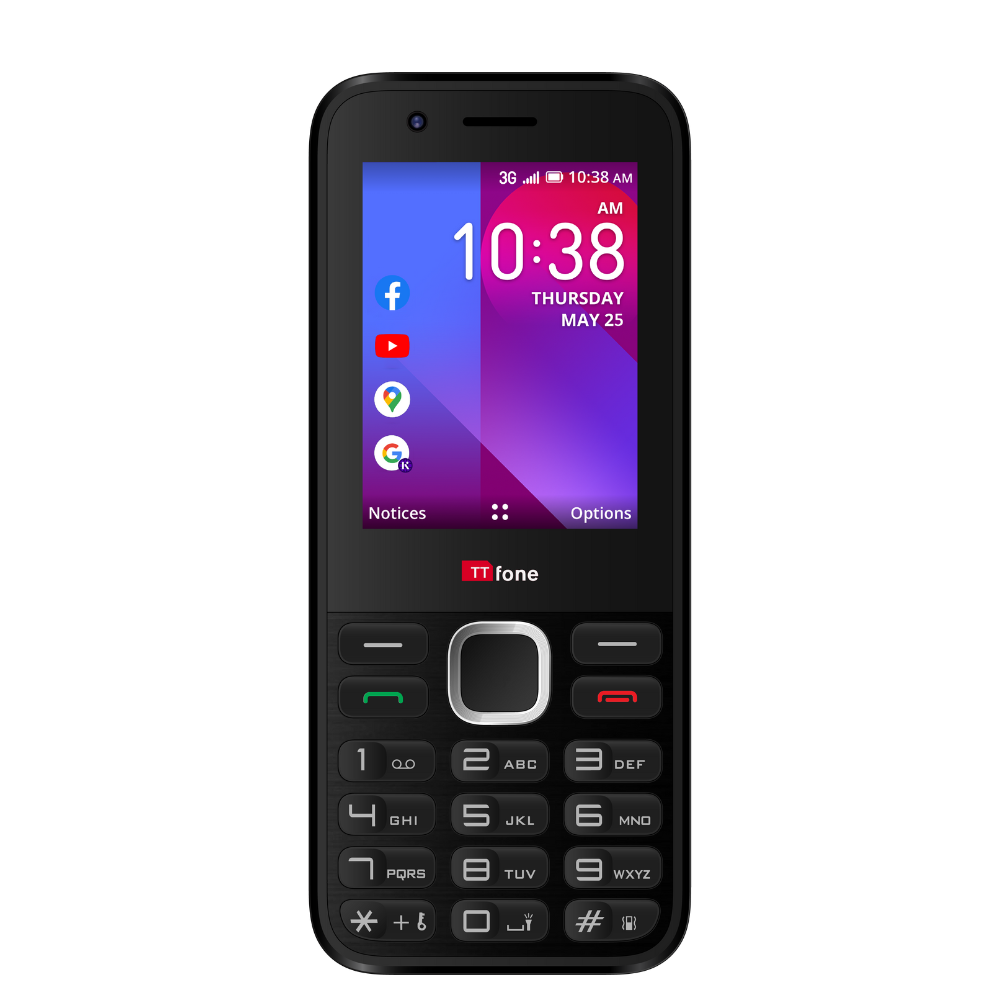 TTfone TT240 KaiOS Camera Smartphone with Keypad Basic Feature | TTfone.com