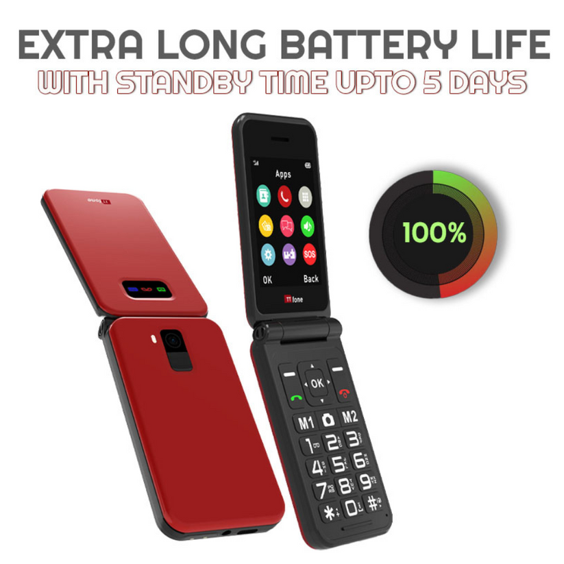 TTfone TT760 4G Big Button Flip Mobile Phone