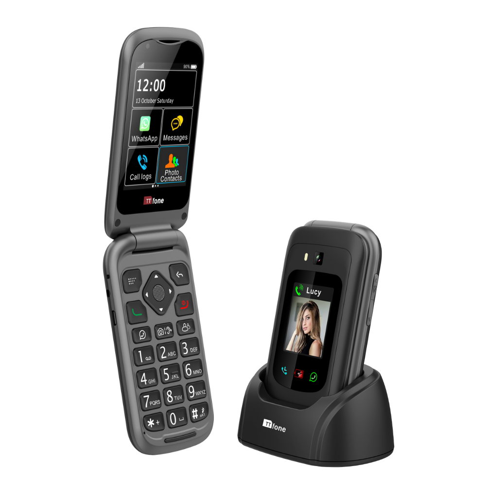 TTfone TT970 4G Touchscreen Flip Mobile Phone